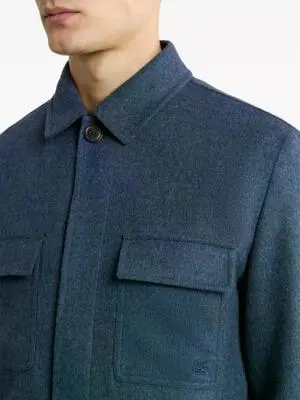 Etro Cashmere And Wool Cloth Overshirt