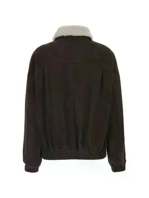SEMICOUTURE Gloria Shearling-collar Buckled-strap Jacket