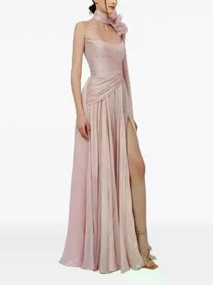 IRIS SERBAN Pleated Draped Gown