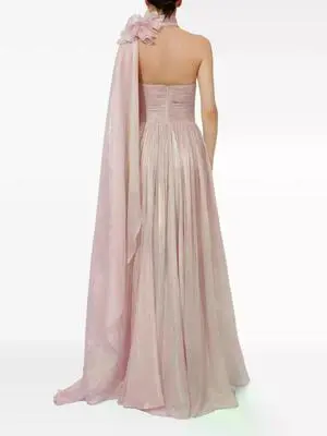 IRIS SERBAN Pleated Draped Gown