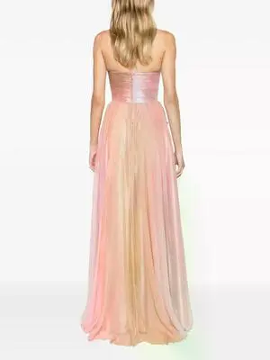 IRIS SERBAN Pleated Draped Gown