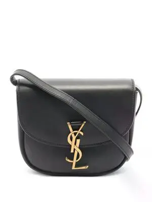 Saint Laurent Small Leather Shoulder Bag - Black