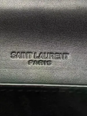 Saint Laurent Small Leather Shoulder Bag - Black