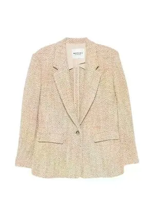 MARANT ETOILE Parly Button-up Blazer - Neutrals