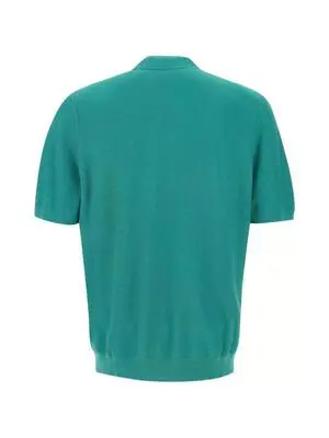 GRAN SASSO Skipper Textured-knit Polo Shirt