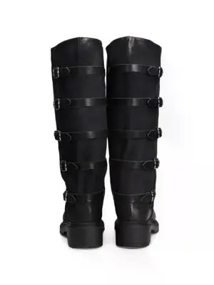 METISSE Buckle-detail Nubuck Boots