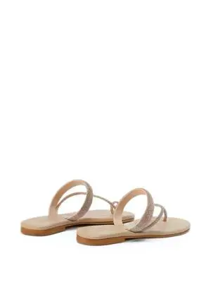 MC2 SAINT BARTH Cora Crystal-embellished Sandals