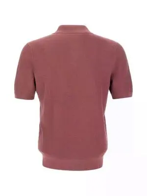 GRAN SASSO V-neck T-shirt - Pink