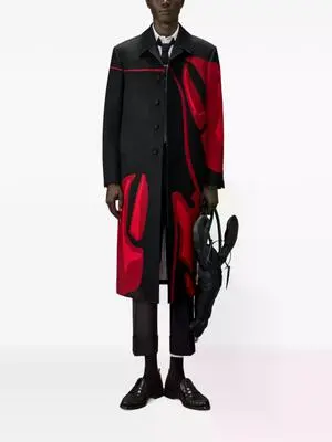 Thom Browne Cavalry Twill Lobster Overcoat