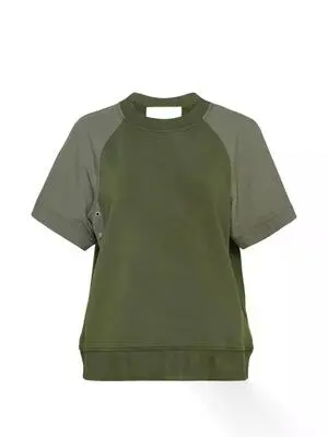 3.1 Phillip Lim Panelled T-shirt - Green