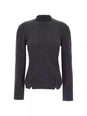 Victoria Beckham Ribbed-knit Wool-cashmere Sweater