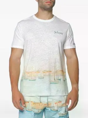 MC2 SAINT BARTH Ecstasea N St Tropez Embroidered T-shirt