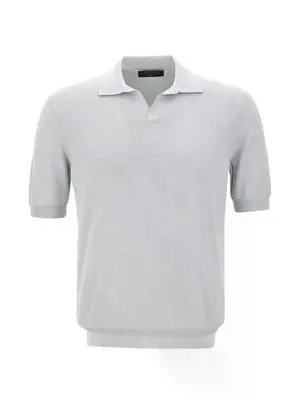 GRAN SASSO Polo-collar T-shirt - Grey