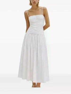 Tove Amina Ruched Midi Dress