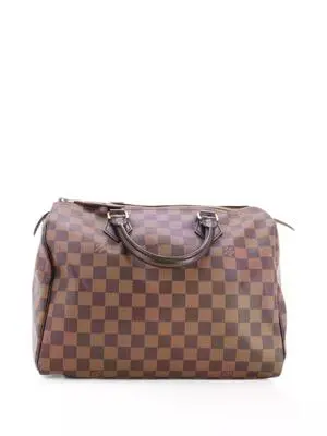 LOUIS VUITTON Speedy Handbag Damier 30 Satchel