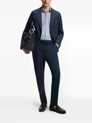 BOSS Geometric-print Slim-fit Shirt