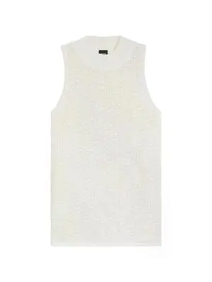 BOSS Open-knit Sleeveless Top