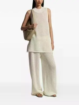 BOSS Open-knit Sleeveless Top