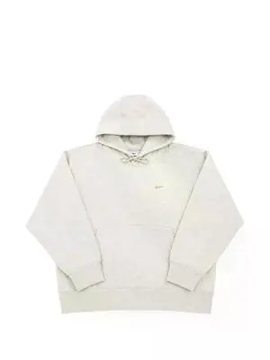 Nike Logo-embroidered Hoodie - Grey