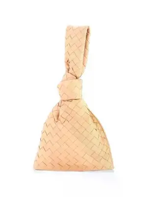 Bottega Veneta Bv Twist Bag Intrecciato Nappa Mini Clutch Bag - Neutrals