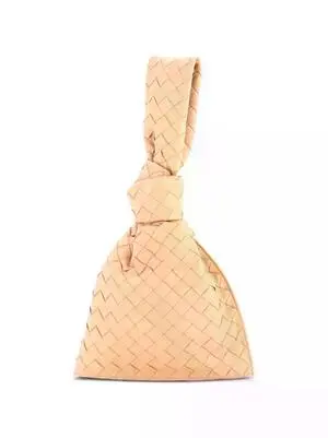 Bottega Veneta Twist Intrecciato Nappa Mini Clutch Bag - Neutrals
