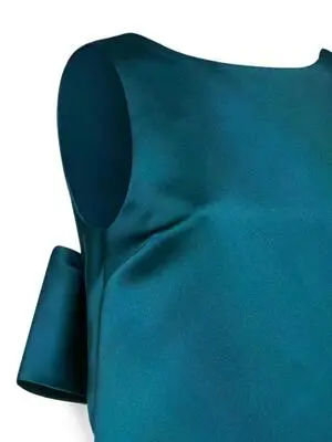 Max Mara Bow-detail Sleeveless Mini Dress