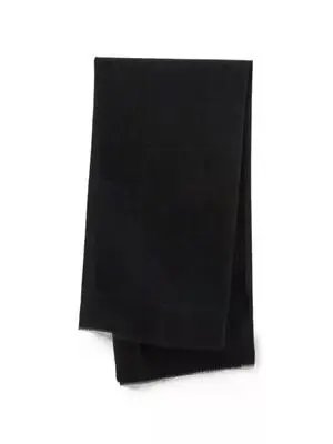 Elisabetta Franchi Frayed-edge Scarf - Black