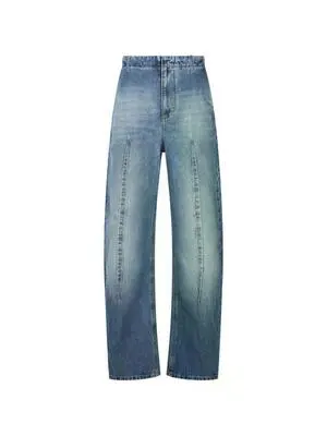 MAISON MARGIELA Seam-detail Straight-leg Jeans - Blue
