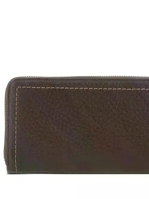 GIANNI CHIARINI Large Bubble Leather Wallet - Brown