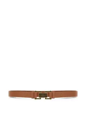 Elisabetta Franchi Logo-plaque Pebbled-effect Belt