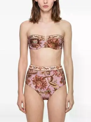 Zimmermann Aster Balconette Bandeau Bikini Top