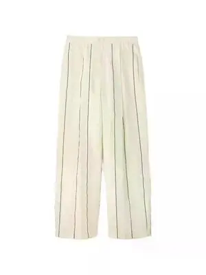Jacquemus Striped Wide-leg Pants - Neutrals