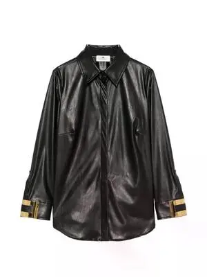 Elisabetta Franchi Gold-tone Plaque Shirt