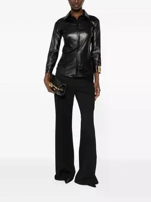 Elisabetta Franchi Gold-tone Plaque Shirt