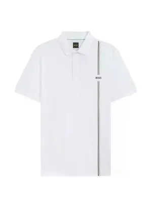 BOSS Logo-print Polo Shirt - White