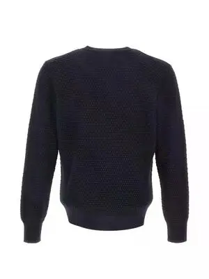 KANGRA Bubble-stitch Sweater - Blue