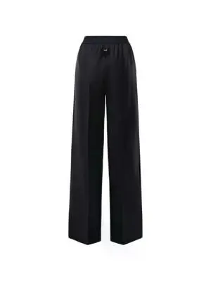 Pinko Herringbone-pattern Wide-leg Trousers