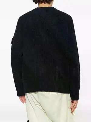 Stone Island Logo-patch Long-sleeve Sweater