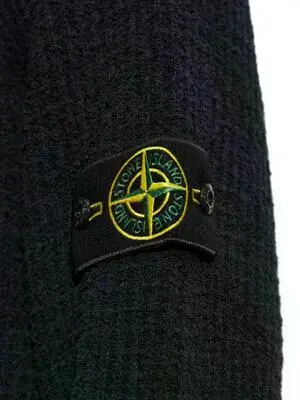Stone Island Logo-patch Long-sleeve Sweater