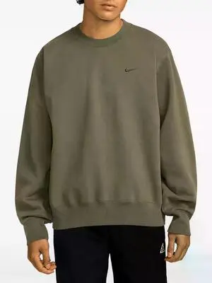 Nike Embroidered Logo Crewneck Sweatshirt - Green