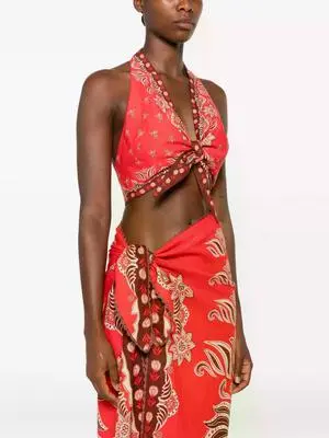 Farm Rio Ainika Floral-print Blouse