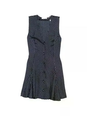 DÔEN Aubrey Polka-dot Mini Dress - Blue