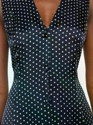 DÔEN Aubrey Polka-dot Mini Dress