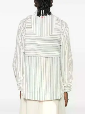 DAMSON MADDER Valeria Double-layer Striped Shirt