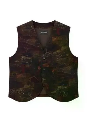 Emporio Armani V Neck Vests For Men