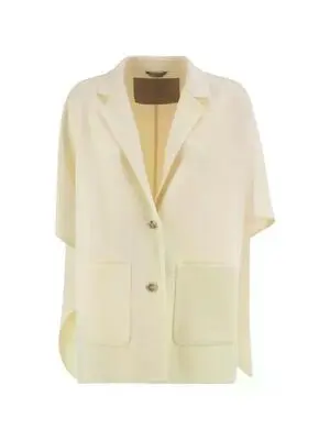 Herno Double-faced Wool-blend Cape - Neutrals