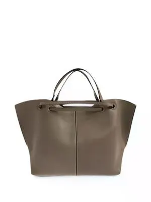 Max Mara Double Lamb Leather Shoulder Bag - Neutrals