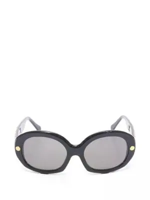 LOUIS VUITTON 2010s La Piscine Studded Sunglasses - Black