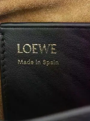 Loewe Pebble Leather Cross Body Bag - Black