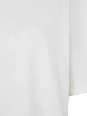 Attico Shaped-split Cotton T-shirt